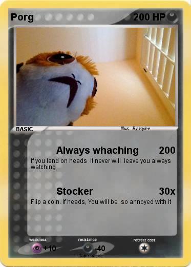 Pokémon Porg 21 21 - Always whaching - My Pokemon Card