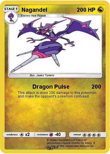 Pokémon Nagandel - Dragon Pulse - My Pokemon Card