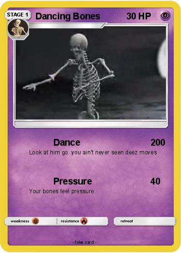 Pokémon Dancing Bones 1 1 - Dance - My Pokemon Card