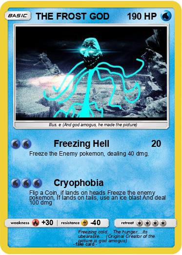 Pokémon THE FROST GOD - Freezing Hell - My Pokemon Card