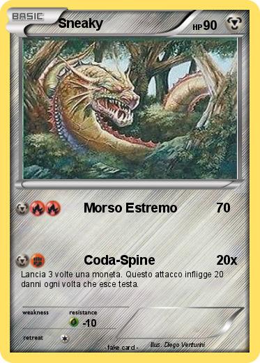 Pokémon Sneaky 76 76 - Morso Estremo - My Pokemon Card