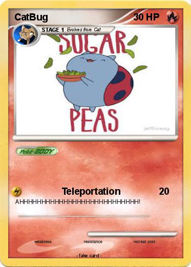 Pokémon CatBug 44 44 - Teleportation - My Pokemon Card