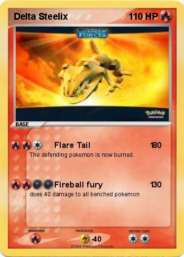 Pokémon Delta Steelix - Flare Tail 1 - My Pokemon Card