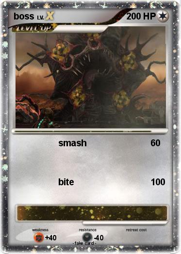 Pokémon boss 685 685 - smash - My Pokemon Card