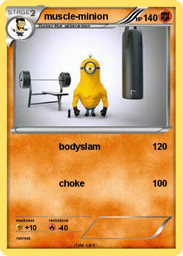 Pokémon muscle minion - bodyslam - My Pokemon Card