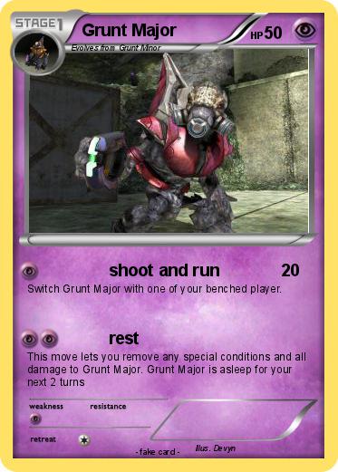Pokémon Grunt Major 2 2 - shoot and run - My Pokemon Card