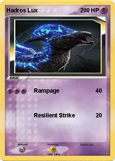 Pokémon Hadros Lux - Rampage - My Pokemon Card