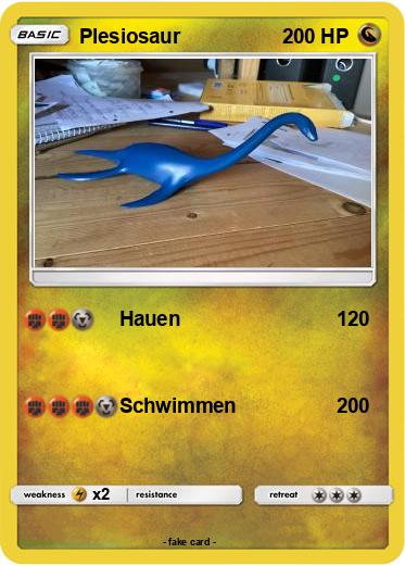 Pokémon Plesiosaur 4 4 - Hauen - My Pokemon Card
