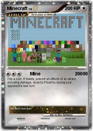 Pokémon Minecraft 1143 1143 - Mine 20000 - My Pokemon Card