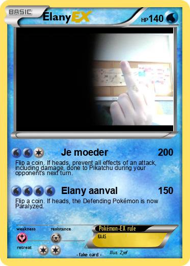 Pokémon Elany - Je moeder - My Pokemon Card