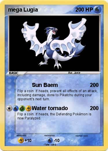 Pokémon mega Lugia 108 108 - Sun Baem - My Pokemon Card