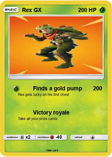 Pokémon Rex GX 1 1 - Finds a gold pump - My Pokemon Card