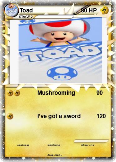 Pokémon Toad 1427 1427 - Mushrooming - My Pokemon Card
