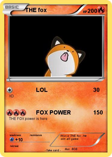 Pokémon THE fox 36 36 - LOL - My Pokemon Card