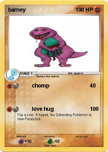 Pokémon barney 518 518 - chomp - My Pokemon Card