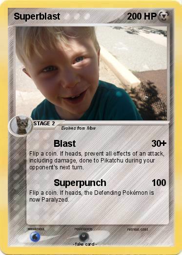Pokémon Superblast 1 1 - Blast - My Pokemon Card