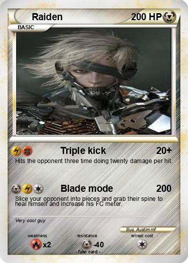 Pokémon Raiden 270 270 - Triple kick - My Pokemon Card