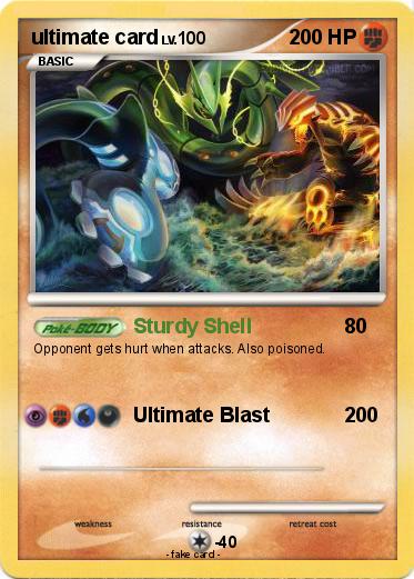 Pokémon ultimate card 3 3 - Sturdy Shell - My Pokemon Card