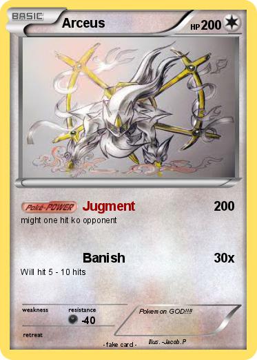 Pokémon Arceus 10774 10774 - Jugment - My Pokemon Card