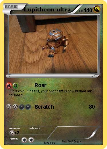 Pokémon Lupitheon ultra - Roar - My Pokemon Card