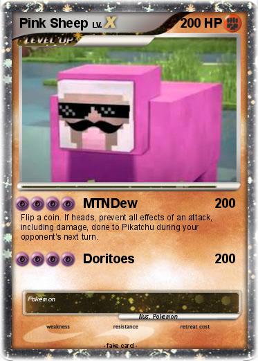 Pokémon Pink Sheep 347 347 - MTNDew - My Pokemon Card