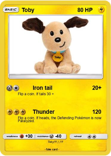 Pokémon Toby 433 433 - Iron tail - My Pokemon Card