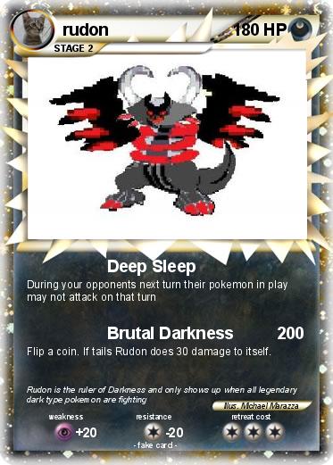Pokémon rudon - Deep Sleep - My Pokemon Card