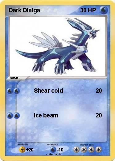 Pokémon Dark Dialga 248 248 - Shear cold - My Pokemon Card