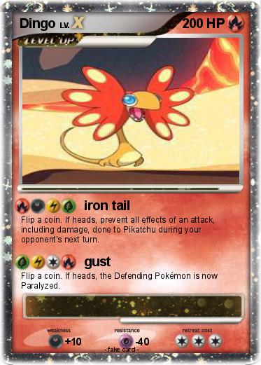Pokémon Dingo 57 57 - iron tail - My Pokemon Card