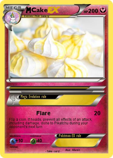 Pokémon Cake 488 488 - Flare - My Pokemon Card