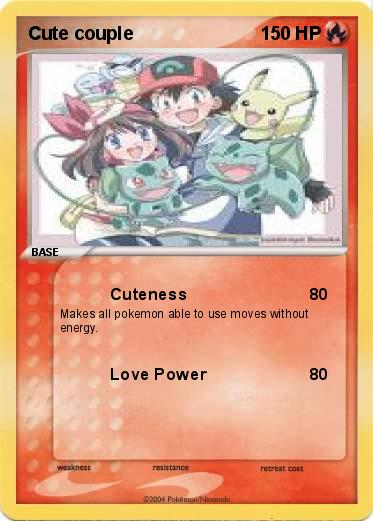 Pokémon Cute couple - Cuteness - My Pokemon Card