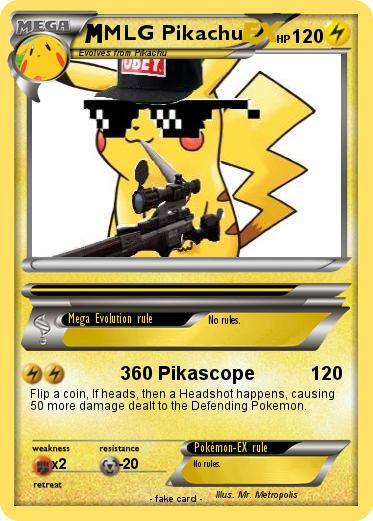 Pokémon MLG Pikachu 85 85 - 360 Pikascope - My Pokemon Card