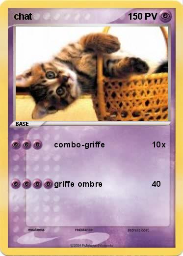 Pokémon chat 655 655 - combo-griffe - Ma carte Pokémon