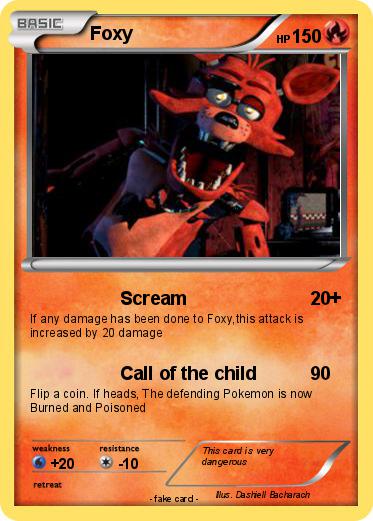 Pokémon Foxy 1362 1362 - Scream - My Pokemon Card