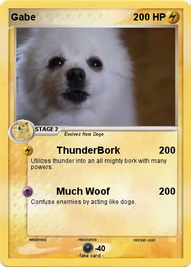 Pokémon Gabe 455 455 - ThunderBork - My Pokemon Card