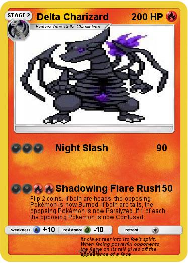 Pokémon Delta Charizard 5 5 - Night Slash - My Pokemon Card