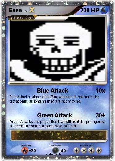 Pokémon Papyrus 24 24 - Blue Attack - My Pokemon Card