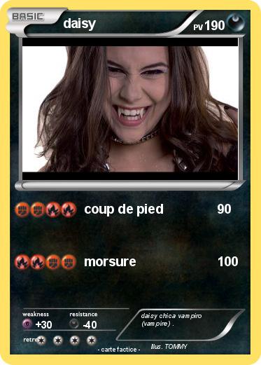 Pokémon daisy 493 493 - coup de pied - Ma carte Pokémon