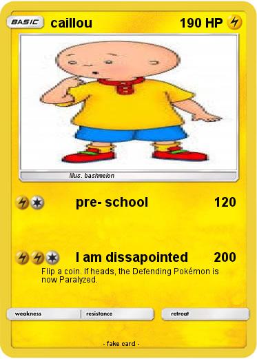 Pokémon caillou 223 223 - pre- school - My Pokemon Card