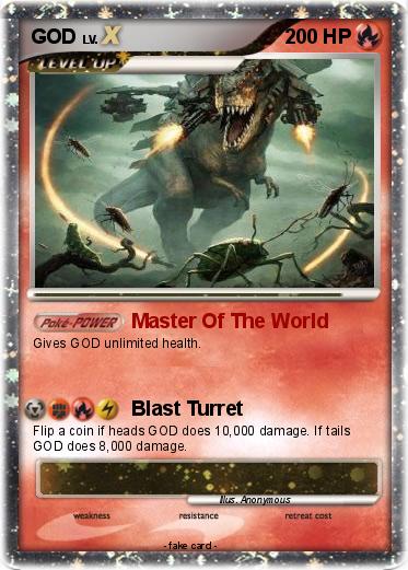 Pokémon GOD 627 627 - Master Of The World - My Pokemon Card