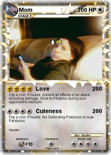 Pokémon Mom 900 900 - Love - My Pokemon Card