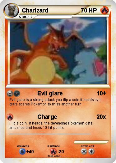 Pokémon Charizard 4737 4737 - Evil glare - My Pokemon Card