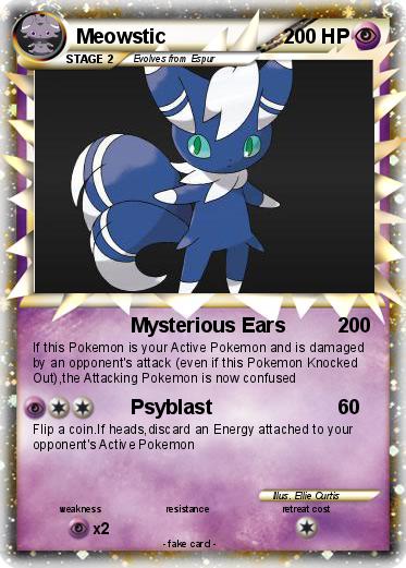 Pokémon Meowstic 51 51 - Mysterious Ears - My Pokemon Card