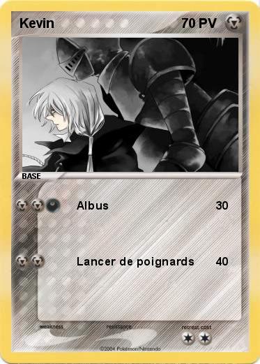 Pokémon Kevin 140 140 - Albus - Ma carte Pokémon
