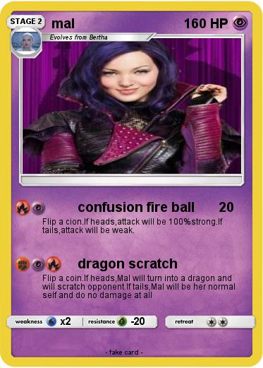 Pokémon mal 85 85 - confusion fire ball - My Pokemon Card