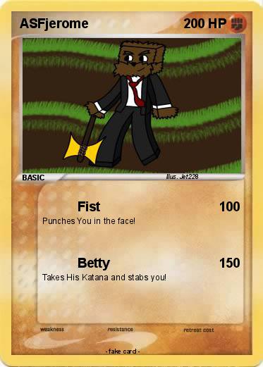 Pokémon ASFjerome 21 21 - Fist - My Pokemon Card