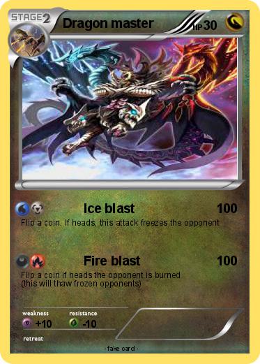 Pokémon Dragon master 55 55 - Ice blast - My Pokemon Card