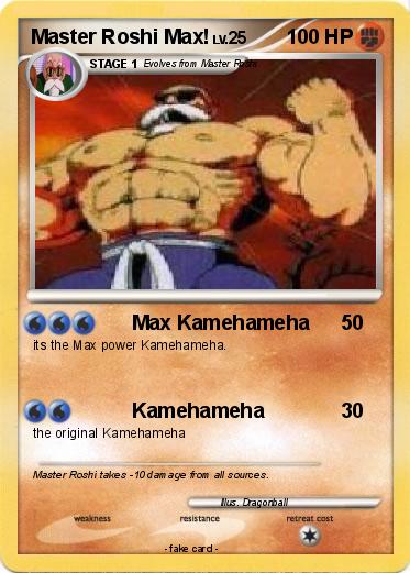 Pokémon Master Roshi Max - Max Kamehameha - My Pokemon Card