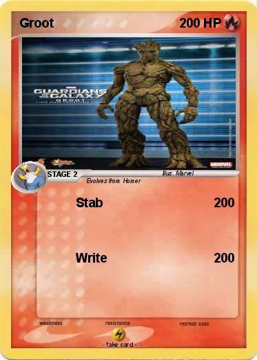 Pokémon Groot 45 45 - Stab - My Pokemon Card