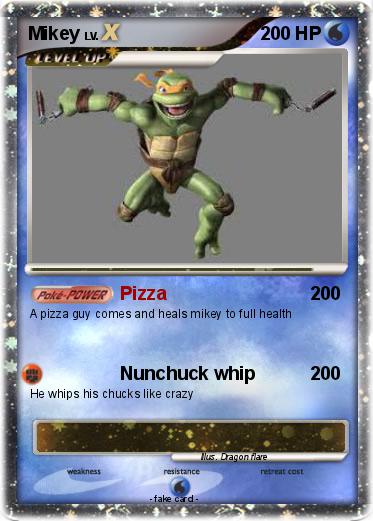Pokémon Mikey 162 162 - Pizza - My Pokemon Card